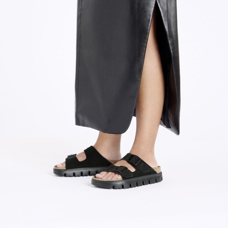 Arizona Platform Suede Leather - Birkenstock – Fred & Co.