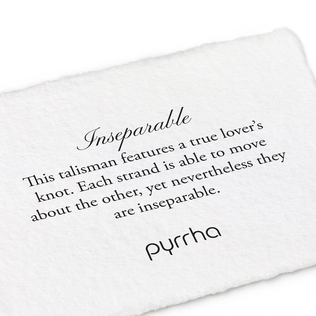 Inseparable Talisman - Pyrrha – Fred & Co.